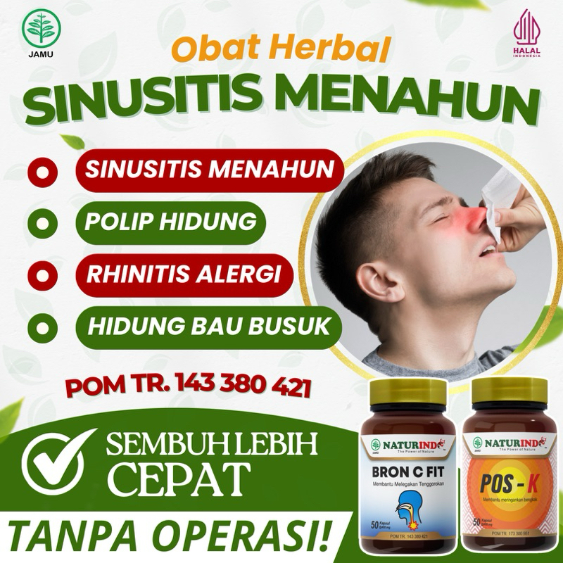 Jual Obat Sinusitis Polip Hidung Menahun Hidung Bau Busuk Paling Ampuh ...