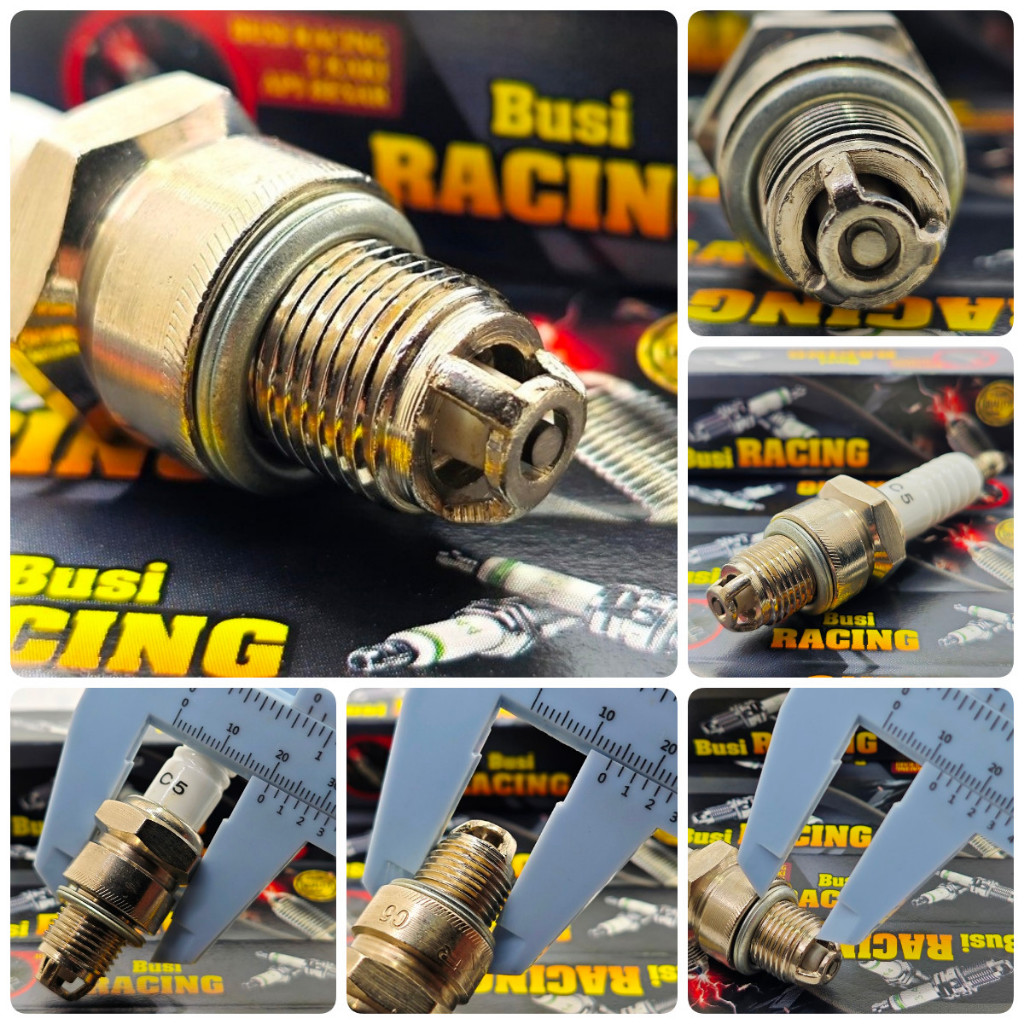 Jual TERBAIK DI DUNIA BUSI RACING DUS HITAM 2T C5 XR 360 mobil motor 2 ...
