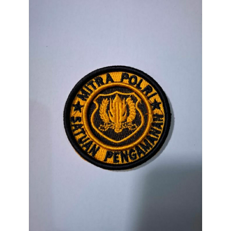 Jual LOGO MITRA POLRI SATUAN PENGAMANAN BORDIR TIMBUL 3D | Shopee Indonesia