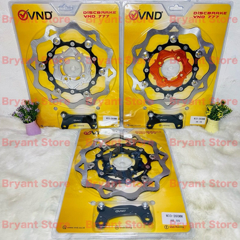 Jual PIRINGAN DEPAN CAKRAM VND ORIGINAL AK 55 MODEL GALFER 260MM MIO ...
