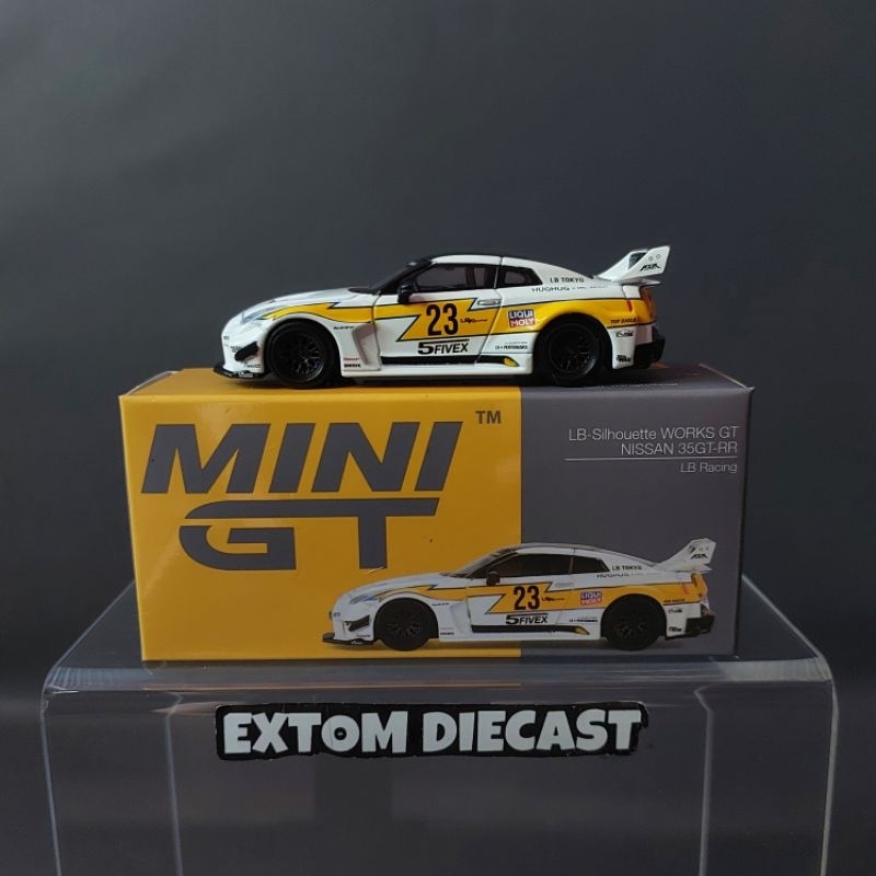 Jual Mini GT Nissan GTR R35 LB RACING (White) | Shopee Indonesia