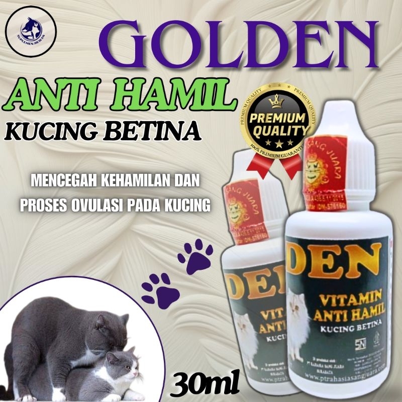 Jual GOLDEN OBAT Anti hamil Kucing BETINA Ampuh Dan Efektif 30ml kb ...