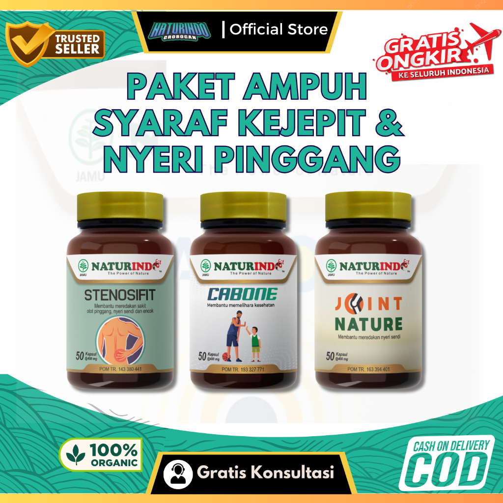 Jual Obat Sakit Pinggang Saraf Kejepit Pinggang Dan Kaki Kesemutan ...