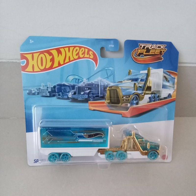 Jual speed hauler hotwheels track fleet gold biru | Shopee Indonesia
