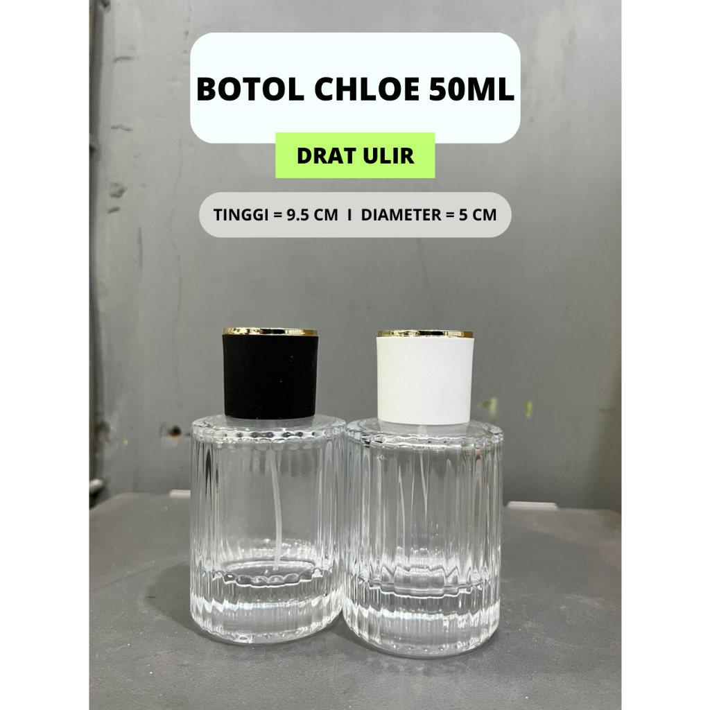 Jual ( PCS ) BOTOL CHLOE 50 ML DRAT ULIR | Shopee Indonesia