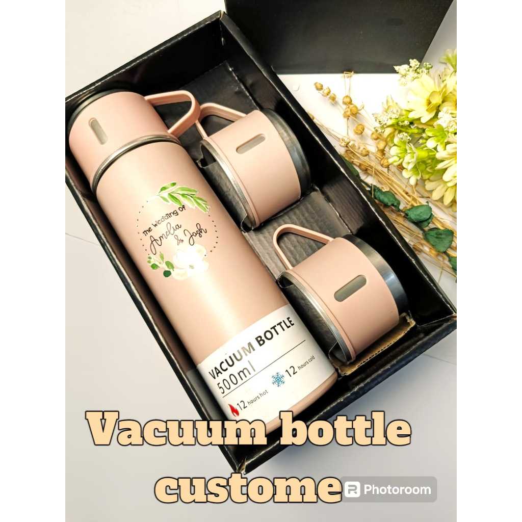 Jual TERMOS VACUM FLASK GIFT BOX HAMPERS 500ml//TUMBLER BOTOL MINUM SET ...