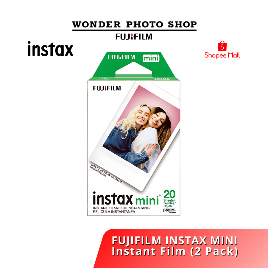 Jual Fujifilm Instax Mini Paper Film Plain Twin Pack | Shopee Indonesia