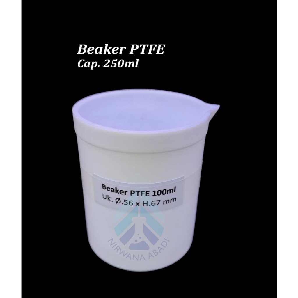 Jual Beaker PTFE Teflon 250ml, Gelas Kimia | Shopee Indonesia