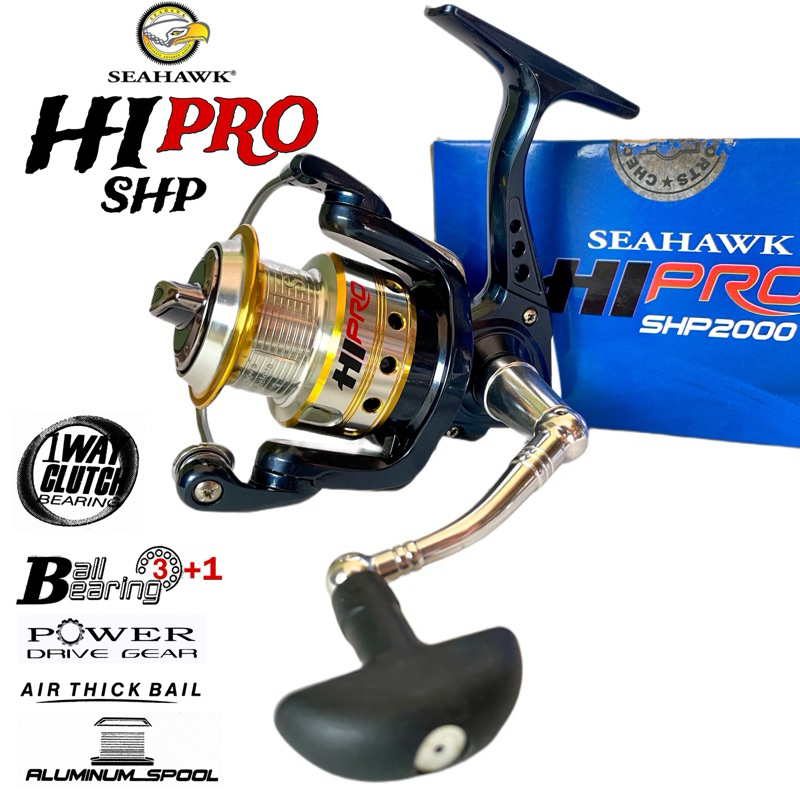 Jual Reel Seahawk Hi Pro SHP 2000 3+1 Ball Bearings | Shopee Indonesia