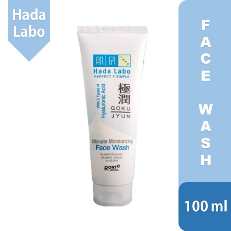 Jual Hada Labo Face wash Gokujyun ultimate|sabun cuci muka | Shopee ...