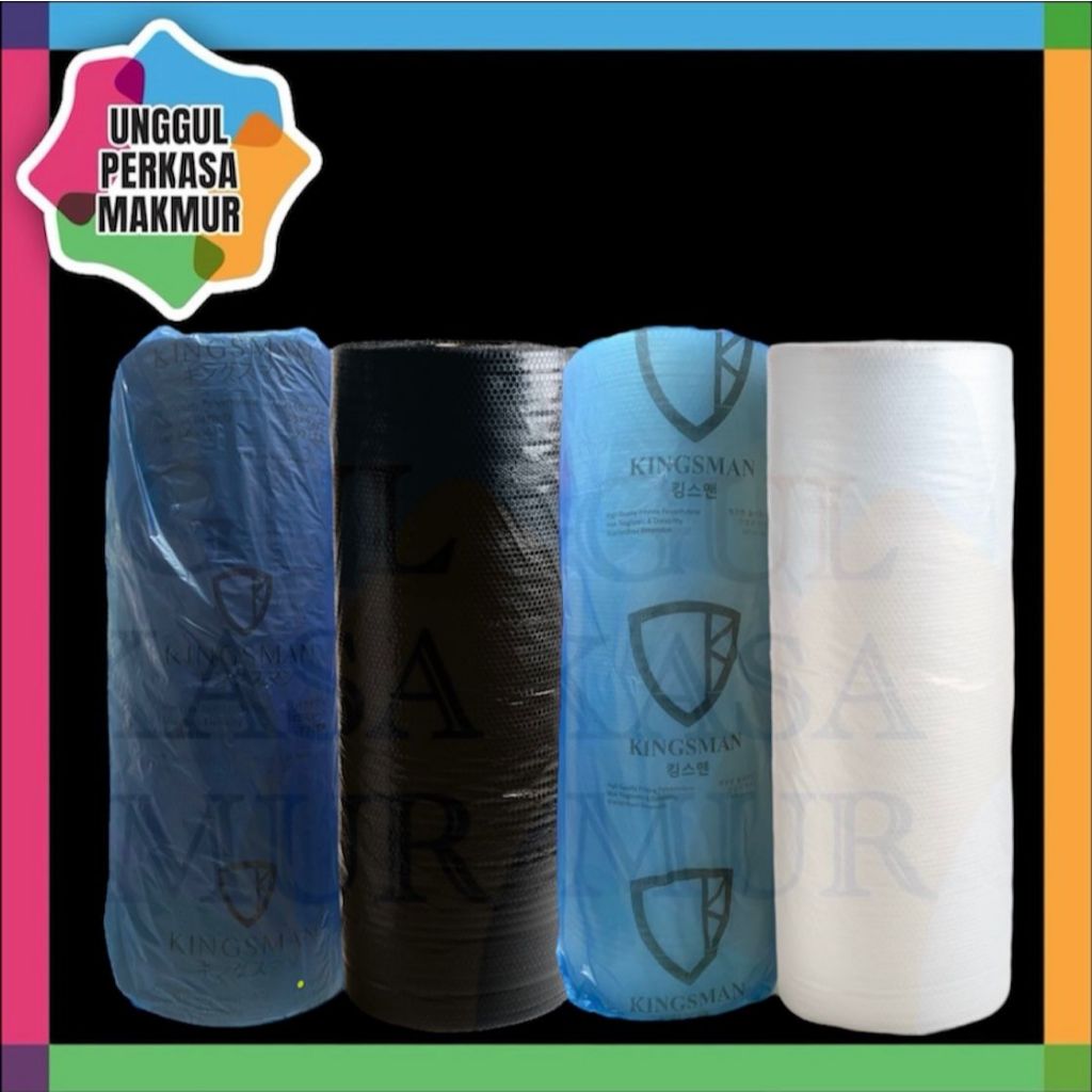 Jual Bubble Wrap Roll Hitam/Putih Transparan 125CM X 50M BANDUNG Super ...