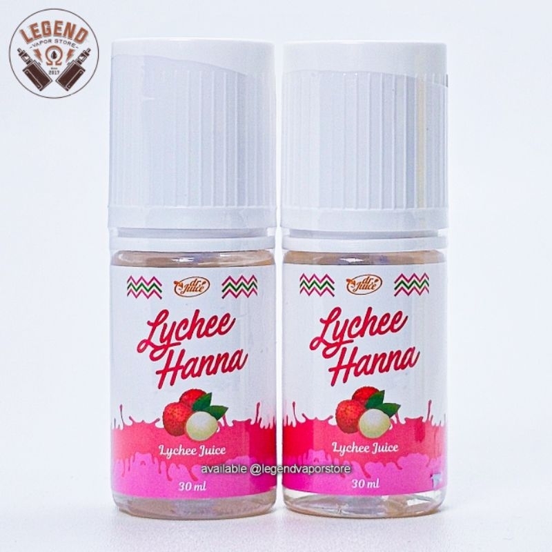 Jual SALT NIC - LIQUID LYCHEE HANNA Lychee Juice 30ML 15MG AUTHENTIC ...