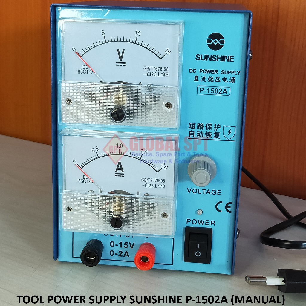 Jual TOOL POWER SUPPLY SUNSHINE P-1502A (MANUAL) / TOOLS | Shopee Indonesia