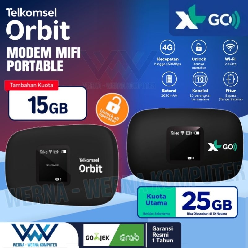 Jual Telkomsel Orbit / XL go Modem WiFi M21 M22 N1 N2 4G HighSpeed all ...