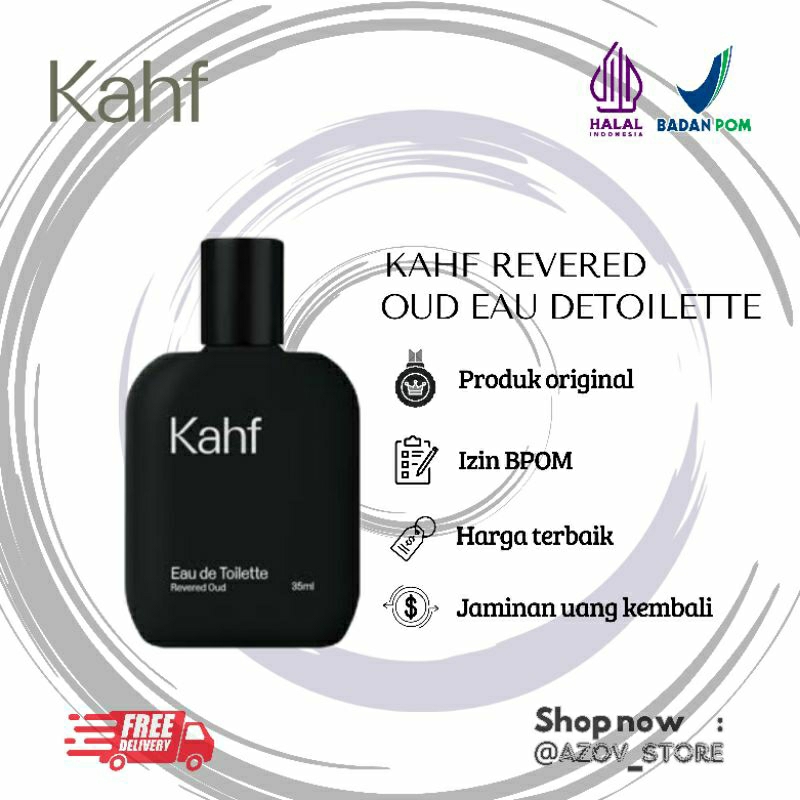 Jual [ORIGINAL] Kahf Revered Oud Eau de Toilette 35 ml | Shopee Indonesia