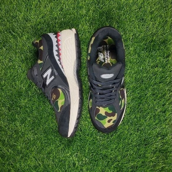 Jual New Balance 2002R BAPE Black Camo 032 (second) | Shopee Indonesia