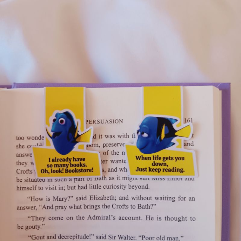 Jual pembatas buku magnet / magnetic bookmark meme dory finding nemo ...