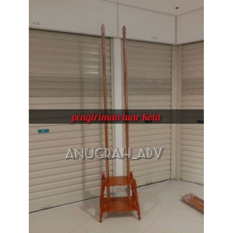 Jual tiang pataka tiang bendera ruangan lubang 2 | Shopee Indonesia