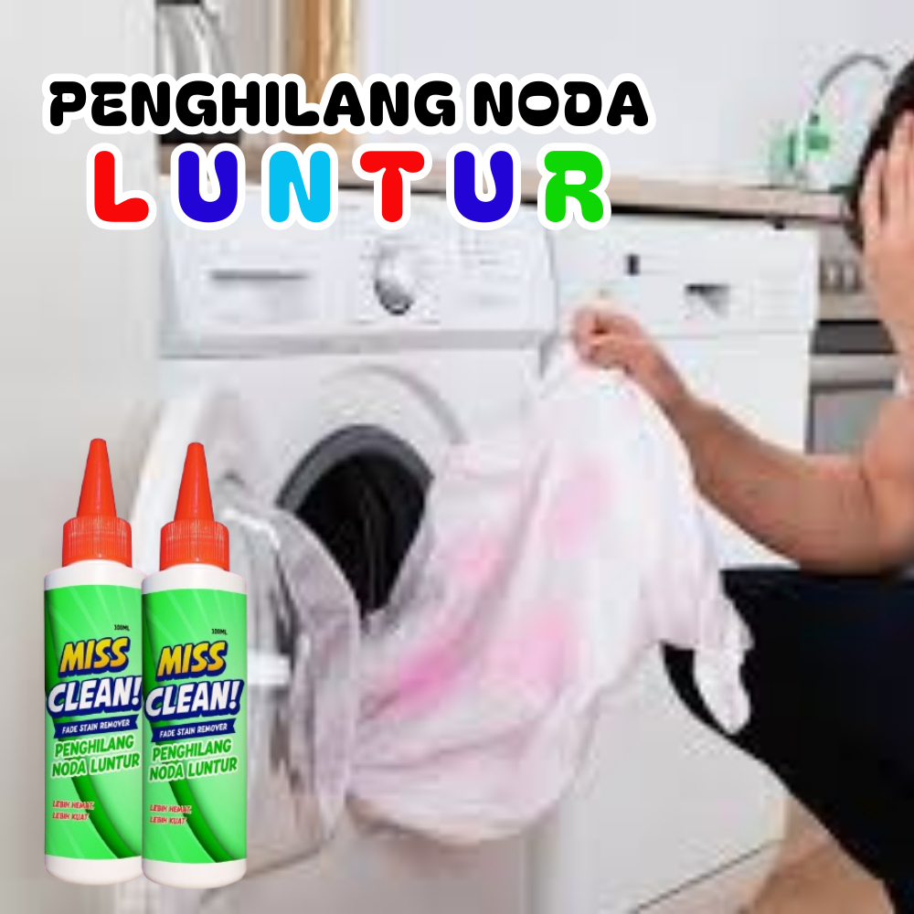 Jual Penghilang Noda Luntur Pakaian Miss Clean Menghilangkan Noda ...