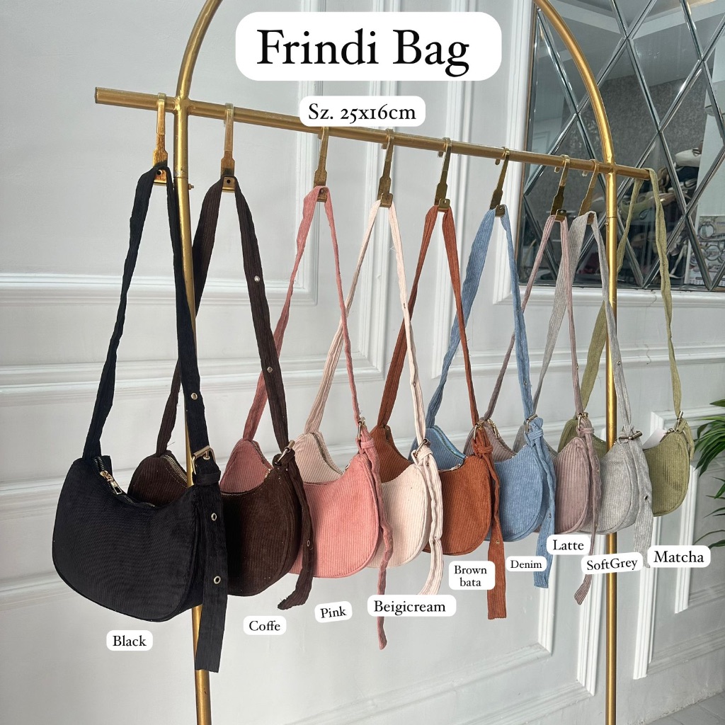 Jual OTG Tas Wanita Frindi New Arrival bahan cordury | Shopee Indonesia