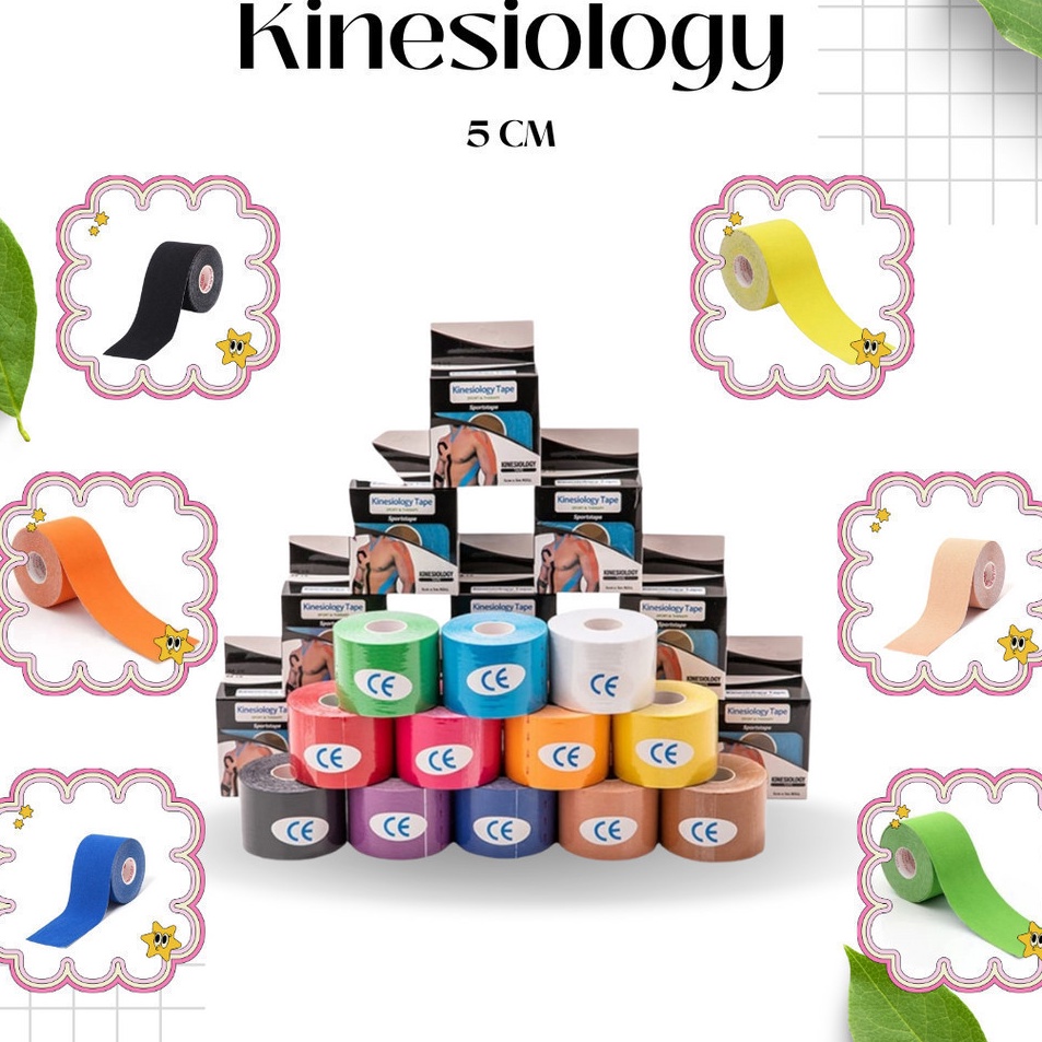 Jual Lebih Untung ORIGINAL KINESIO TAPE TAPING KINESIOLOGY TAPE 5CM X 5M | Shopee Indonesia