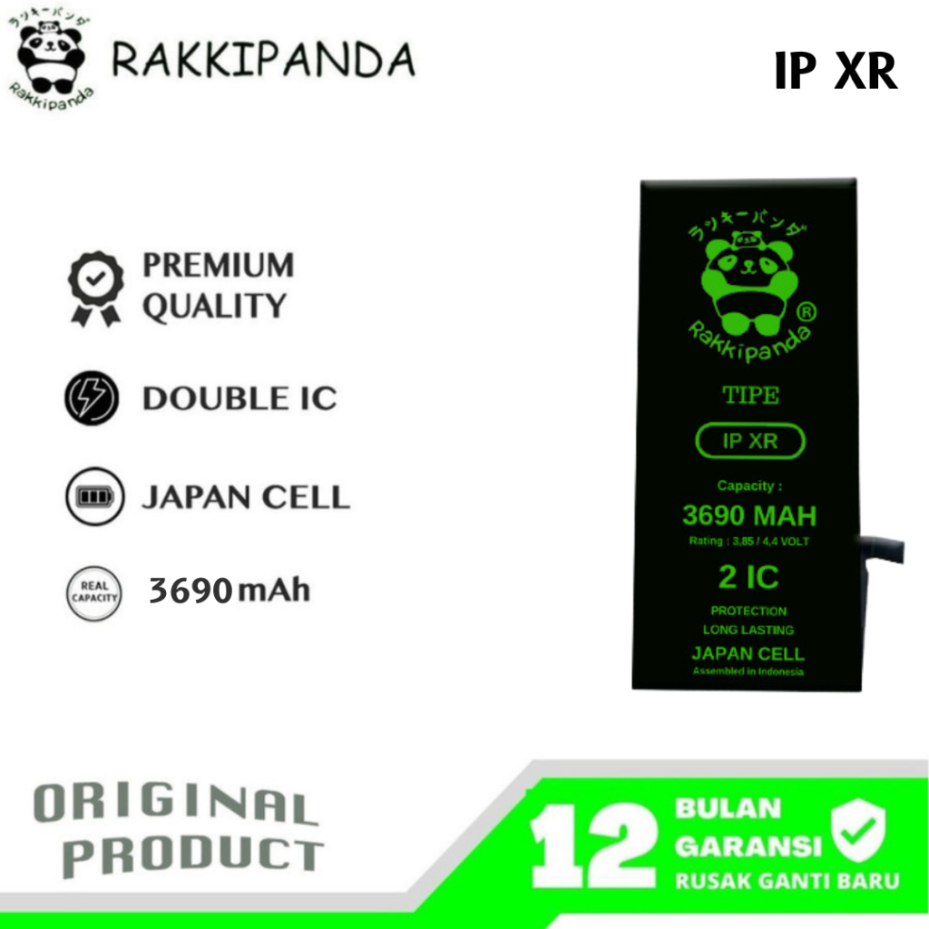 Jual RakkiPanda - Ip XR Batre Batrai Baterai | Shopee Indonesia