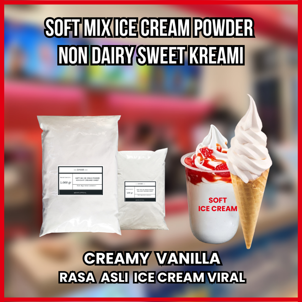 Jual SAVIOUR Soft Mix Ice Cream Powder Soft Serve CREAMY Non Dairy ...