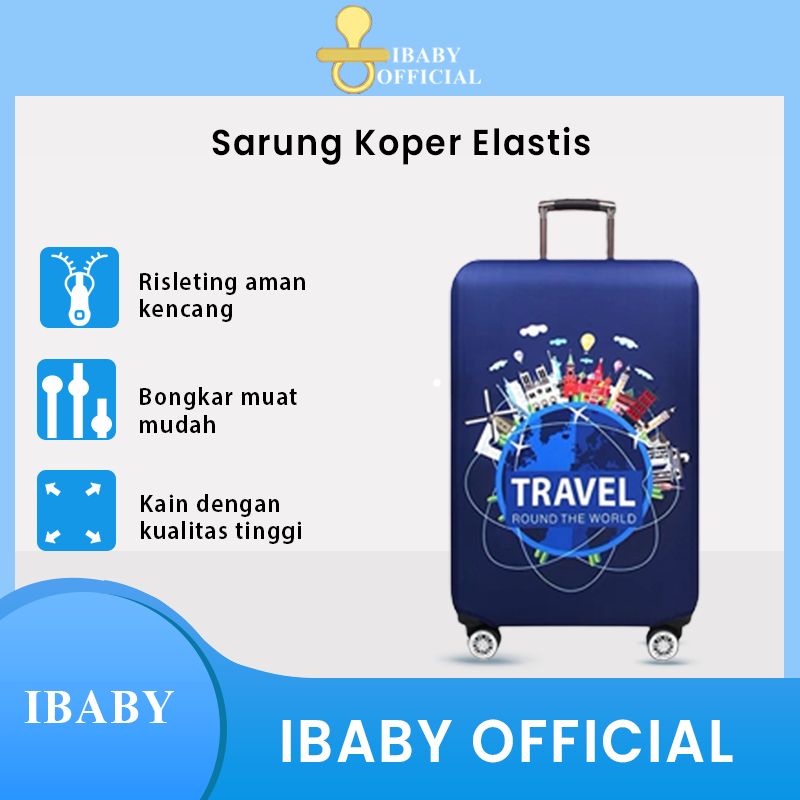 Jual Cover Koper Premium Polos - Pelindung Tutup Koper Tahan Air dan ...