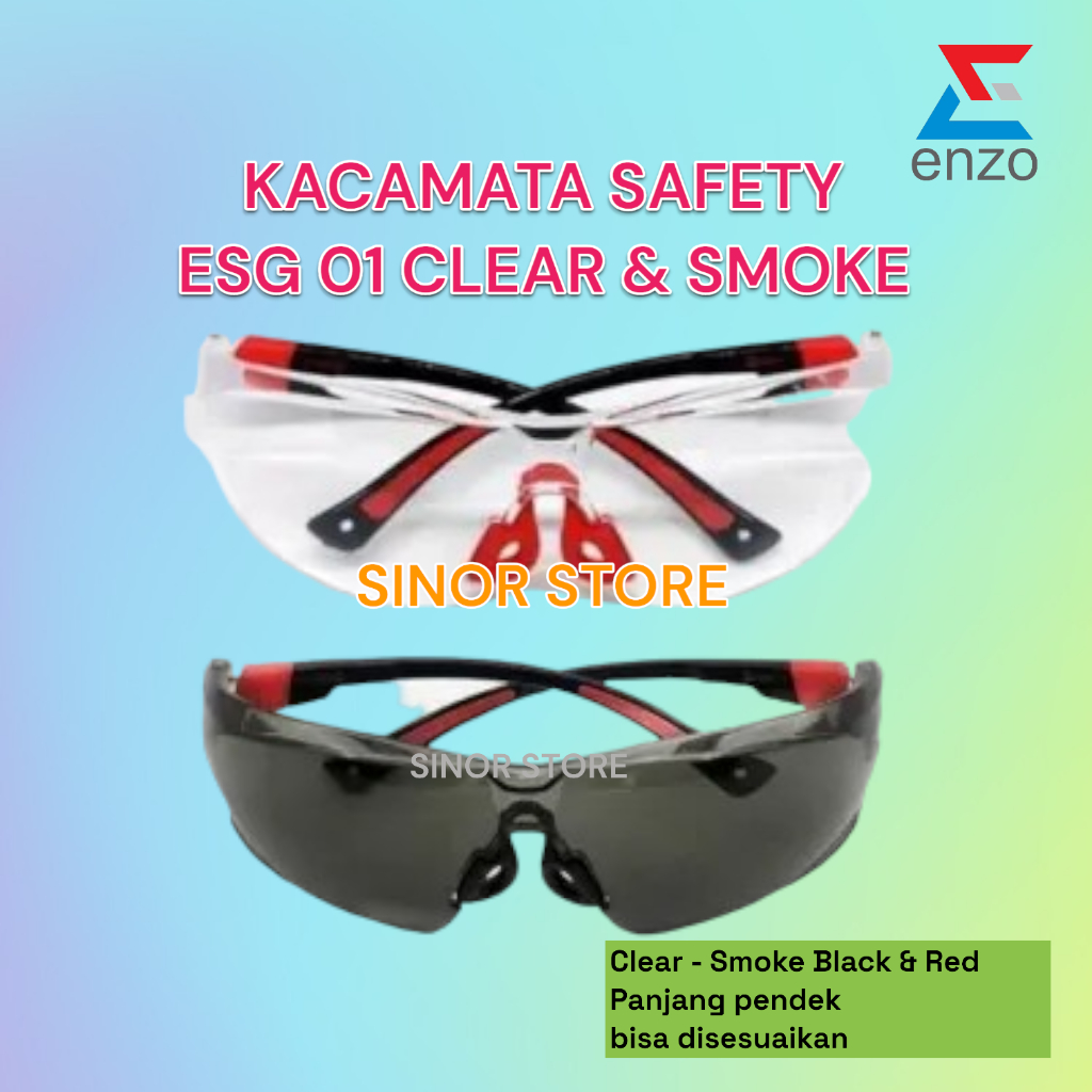 Jual Kacamata Safety Fashion APD Glasses ENZO ESG 01 | Shopee Indonesia