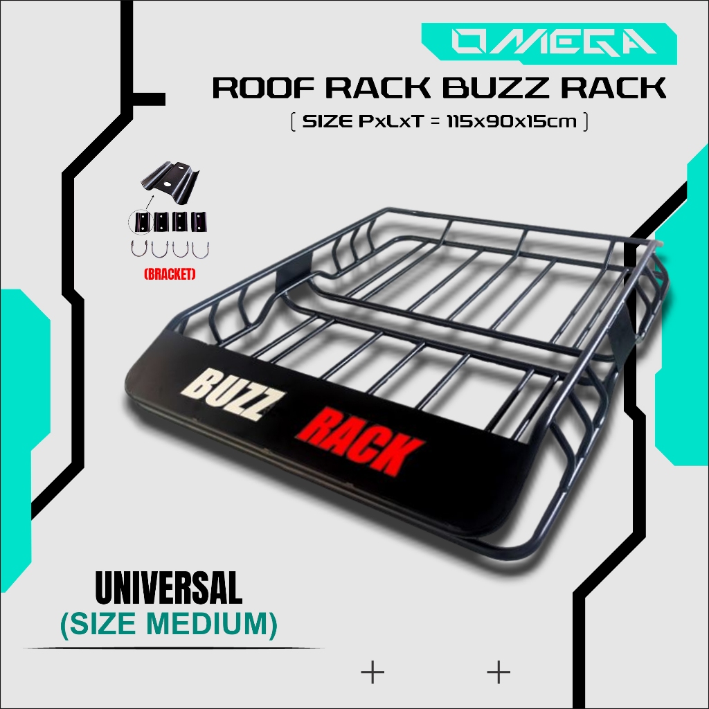Jual ROOF RACK MOBIL BUZZ RACK UNIVERSAL | Shopee Indonesia