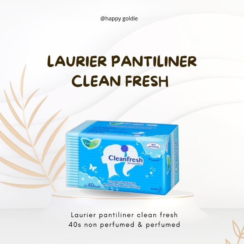 Jual Laurier Pantiliner Clean Fresh 40s | Shopee Indonesia