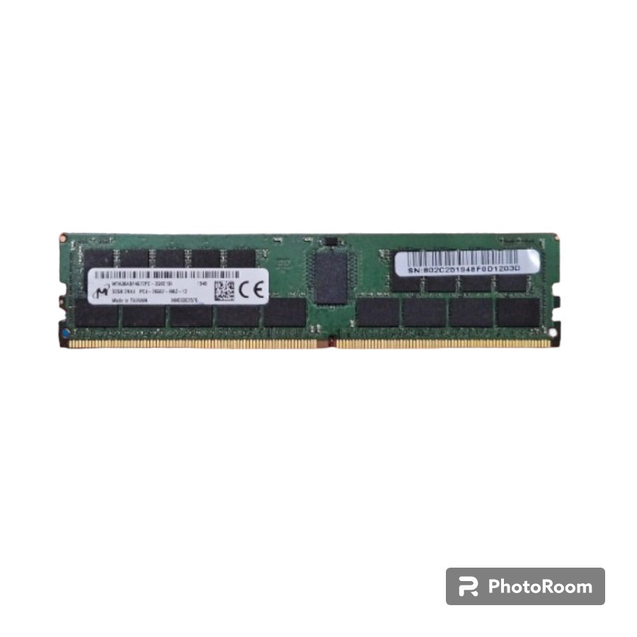 Jual MEMORY MICRON 32GB 2RX4 PC4-2666V DDR4 RDIMM / MTA36ASF4G72PZ ...