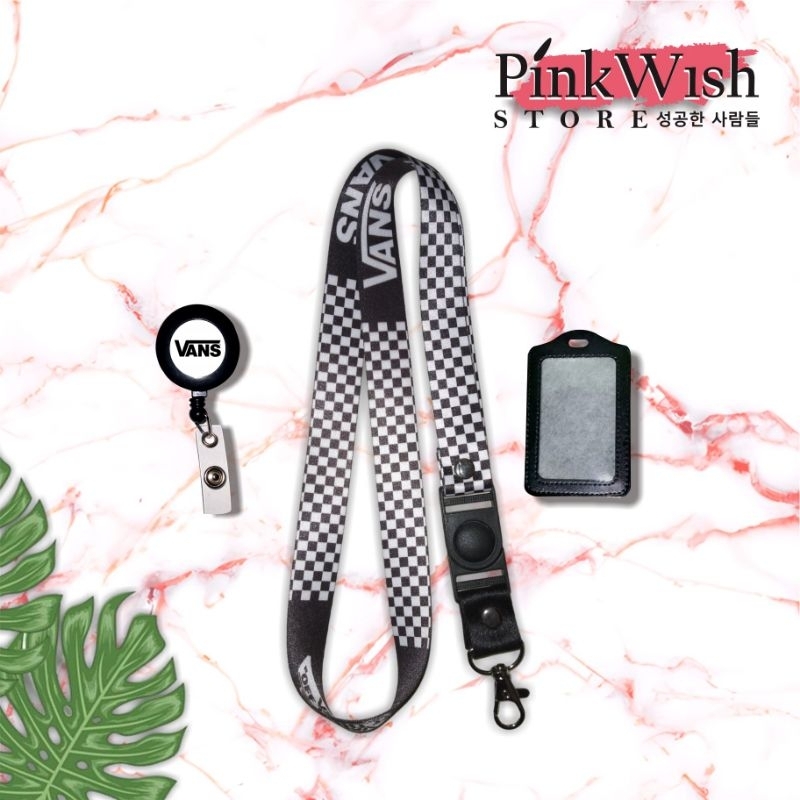 Jual Tali idcard Vans hitam / lanyard Vans [READY STOCK] TERMURAH ...