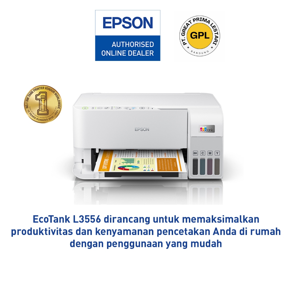 Jual Printer Epson L3556 L 3556 L-3556 Wireless Wifi Print Scan Copy ...