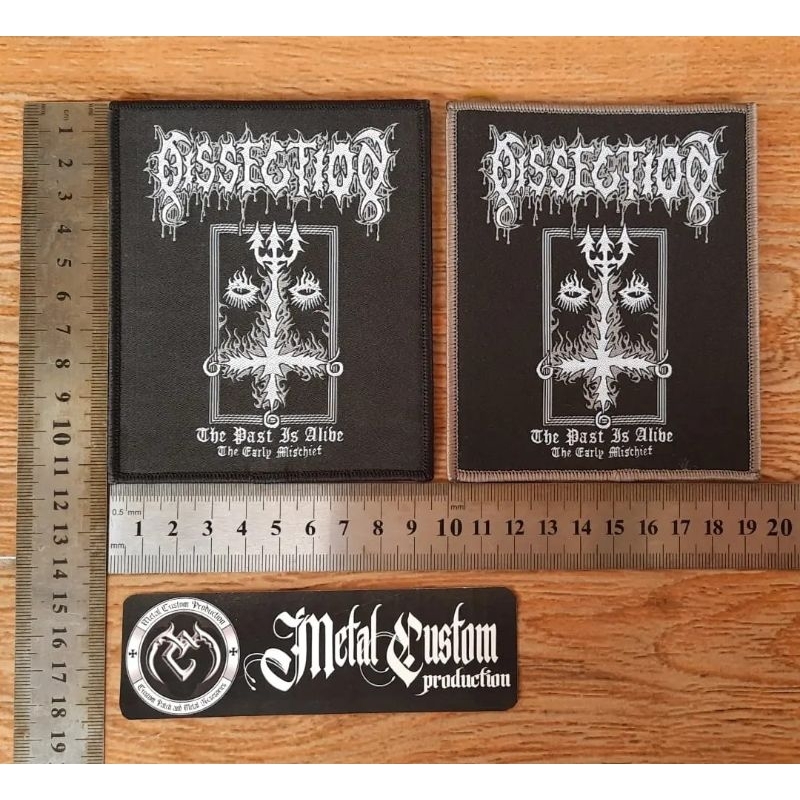 Jual Woven Patch DISSECTION - THE PAST IS ALIVE / Emblem Band Jahit / Emblem Band Metal / Woven ...