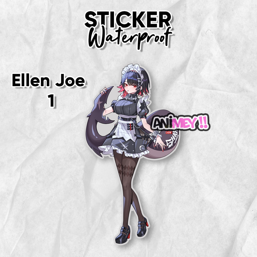 Jual Stiker Ellen Joe Zenless Zone Zero / Sticker Anime Waterproof ...