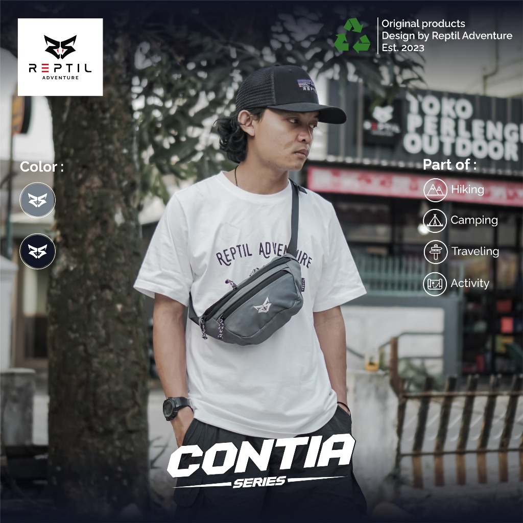 Jual WAISTBAG REPTIL ADVENTURE CONTIA series | Shopee Indonesia
