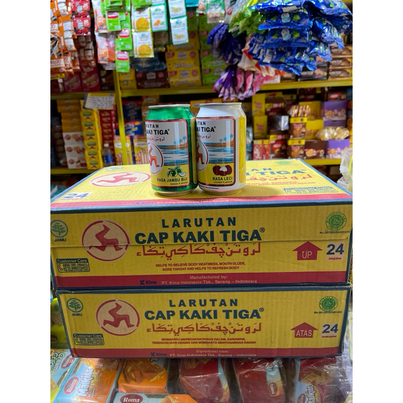 Jual LARUTAN KALENG CAP KAKI TIGA DUS ( 24 X 330ML ) | Shopee Indonesia