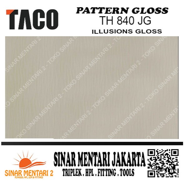 Jual TACO HPL PATTERN GLOSS TH 840 JG ILLUSIONS GLOSS | Shopee Indonesia