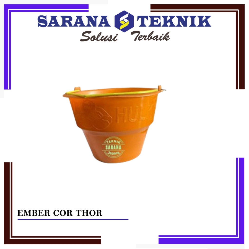 Jual EMBER COR ORANGE ANTI PECAH / EMBER SERBAGUNA | Shopee Indonesia