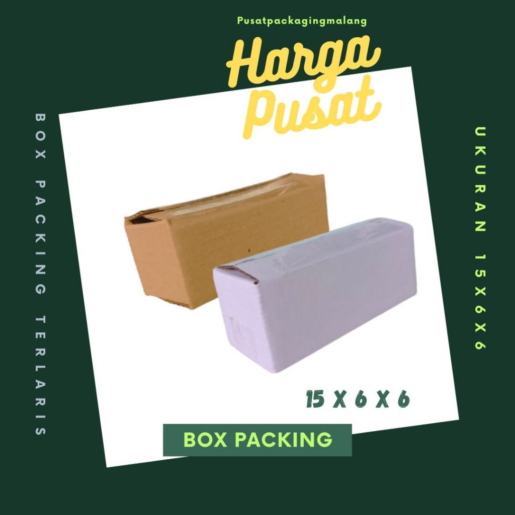 Jual Box Packing 15x6x6 Kardus A1 Karton Dus Kotak Kemasan Sparepart ...