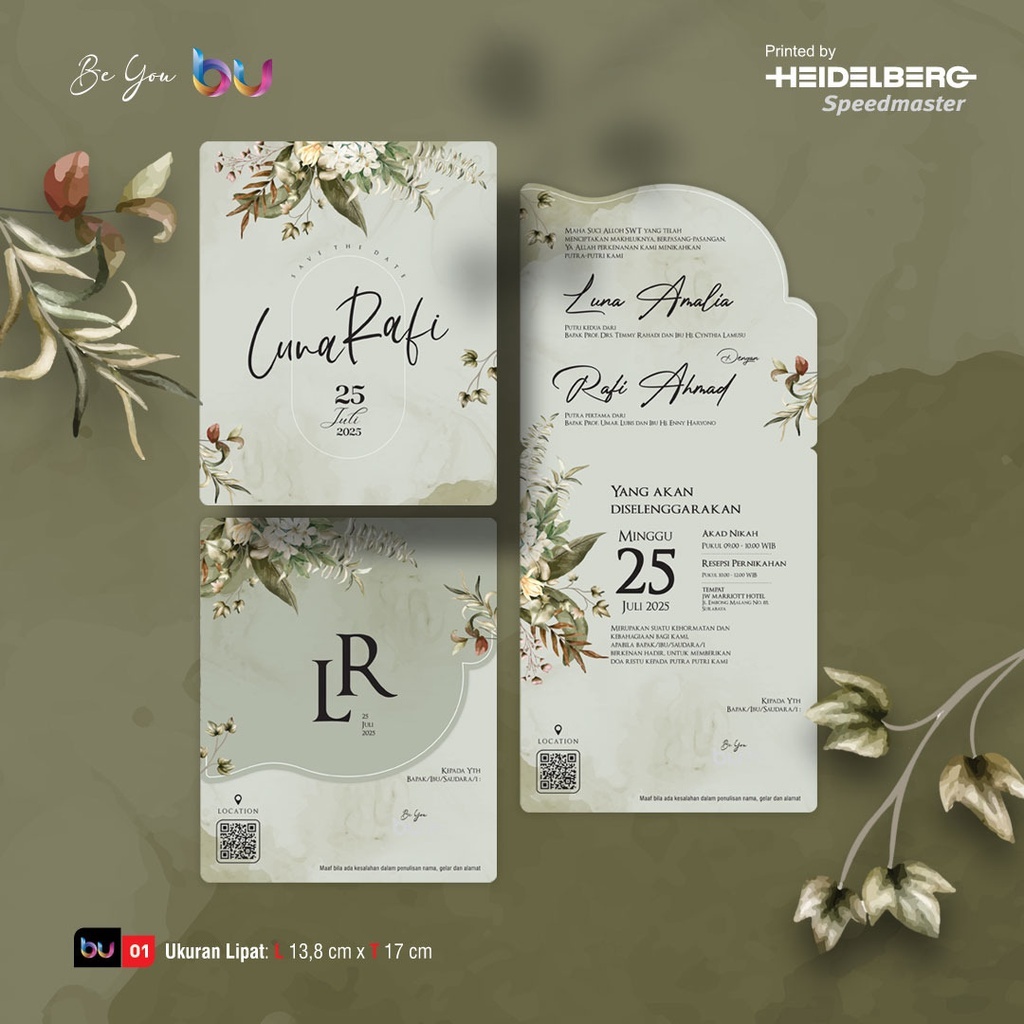 Jual UNDANGAN PERNIKAHAN / UNDANGAN NIKAH MURAH / UNDANGAN RUSTIC ...