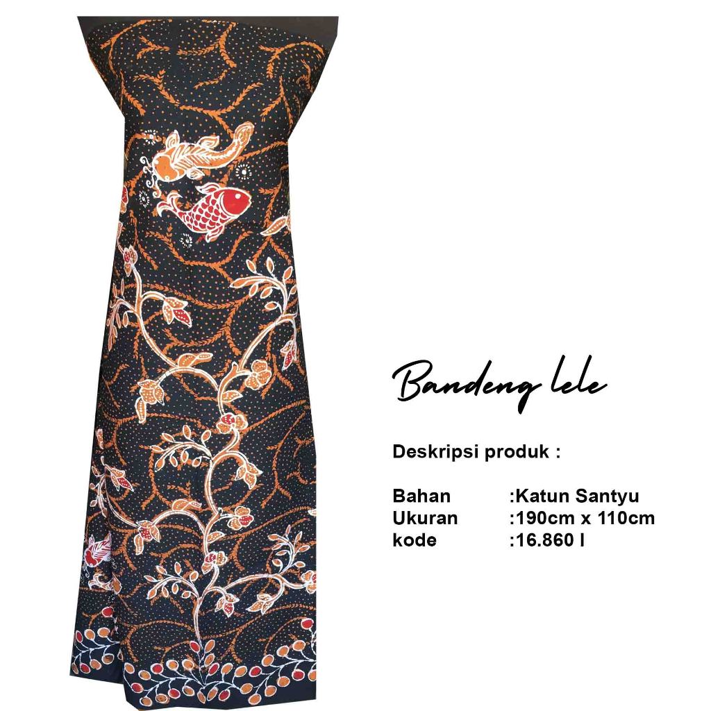 Jual Kain Batik tulis motiif bandeng lele khas Lamongan - Seragam batik ...