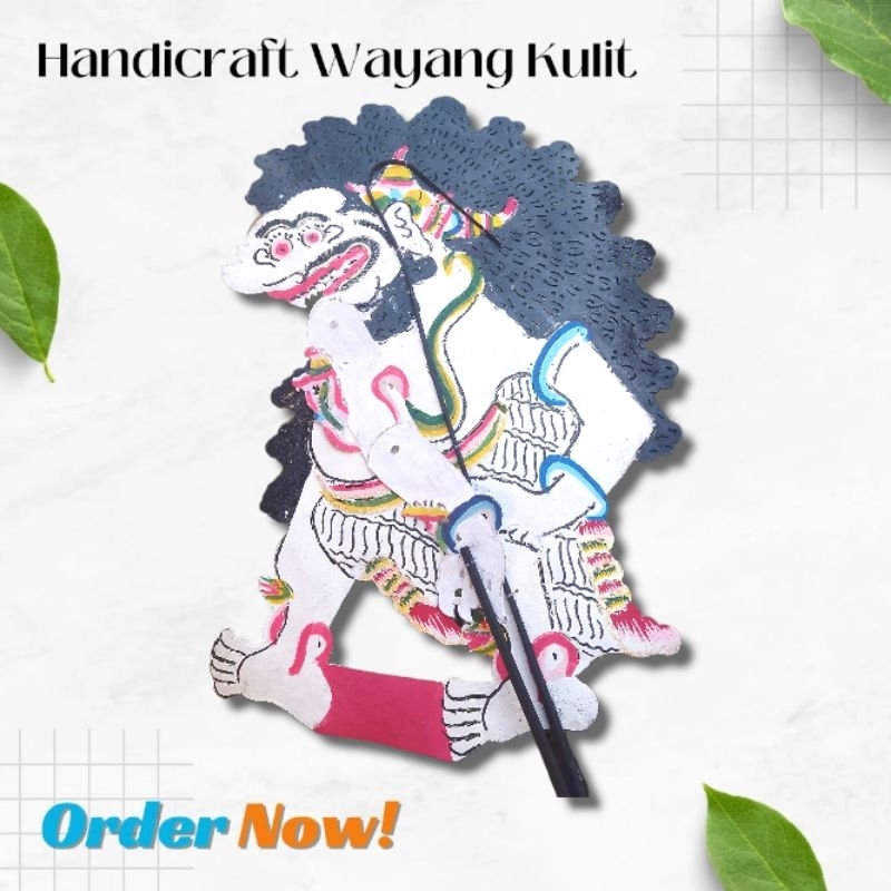 Jual WAYANG KULIT ASLI BUTO AMRAL 50CM | Shopee Indonesia