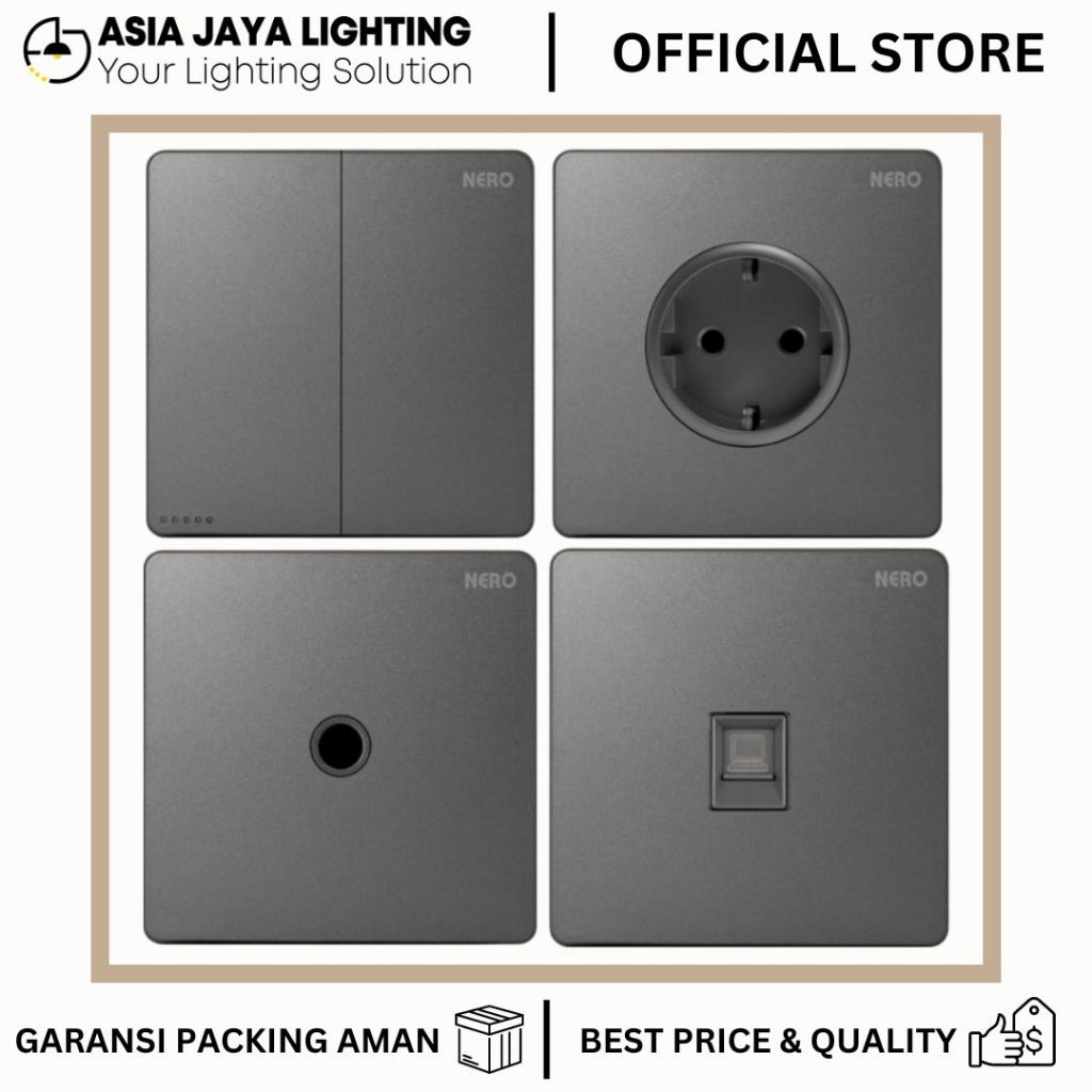 Jual SAKLAR / SWITCH LISTRIK / STOP KONTAK / SOKET LISTRIK / COK TV ...