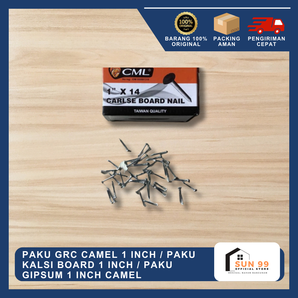 Jual Paku GRC CAMEL 1 Inch / Paku Kalsi Board 1 Inch / Paku Gipsum 1 ...