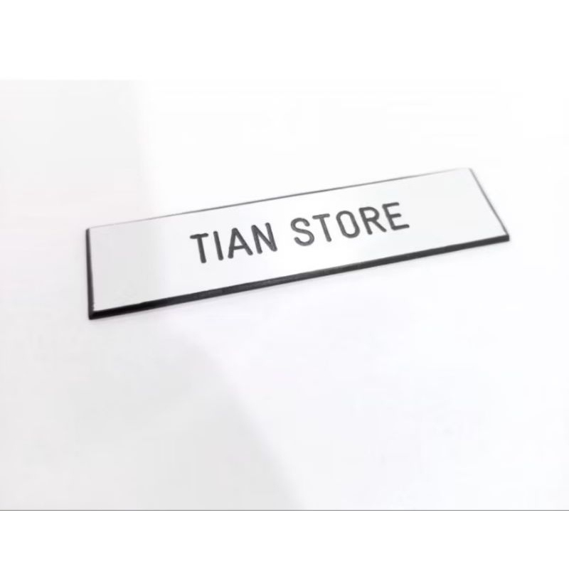 Jual papan nama grafir l papan nama grafir pdh putih l papan nama non ...