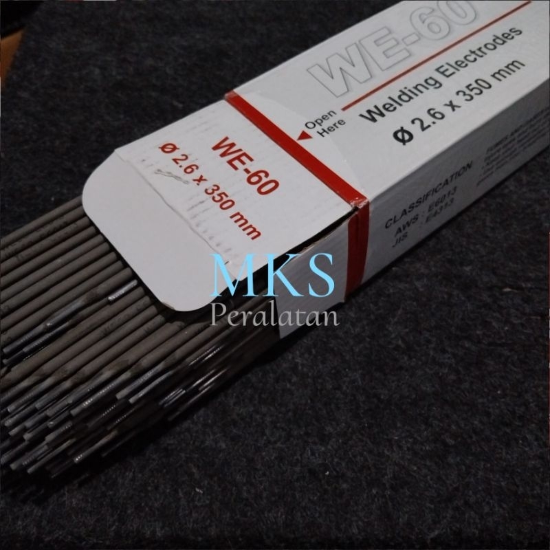 Jual WIZCORE [PER 1 KG] | Kawat Las Besi Electrodes 2.6 x 350mm | Kawat Las BESI WE-60 Ukuran 2. ...