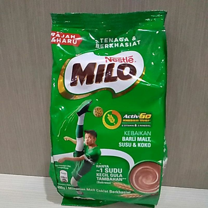 Jual MILO 400 GR MALAYSIA PUNYA | Shopee Indonesia