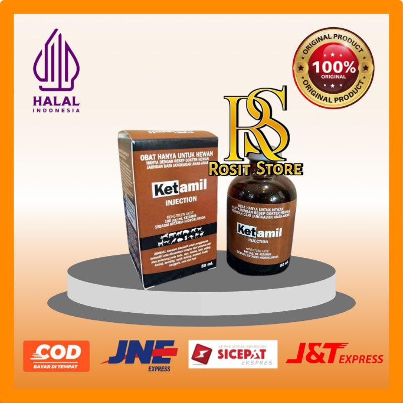 Jual KETAMIL ILIUM 50 ML ASLI ORIGINAL untuk hewan | Shopee Indonesia